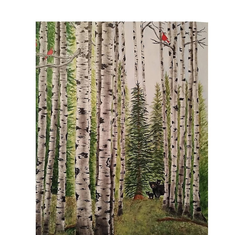 White Birch Trees - Etsy