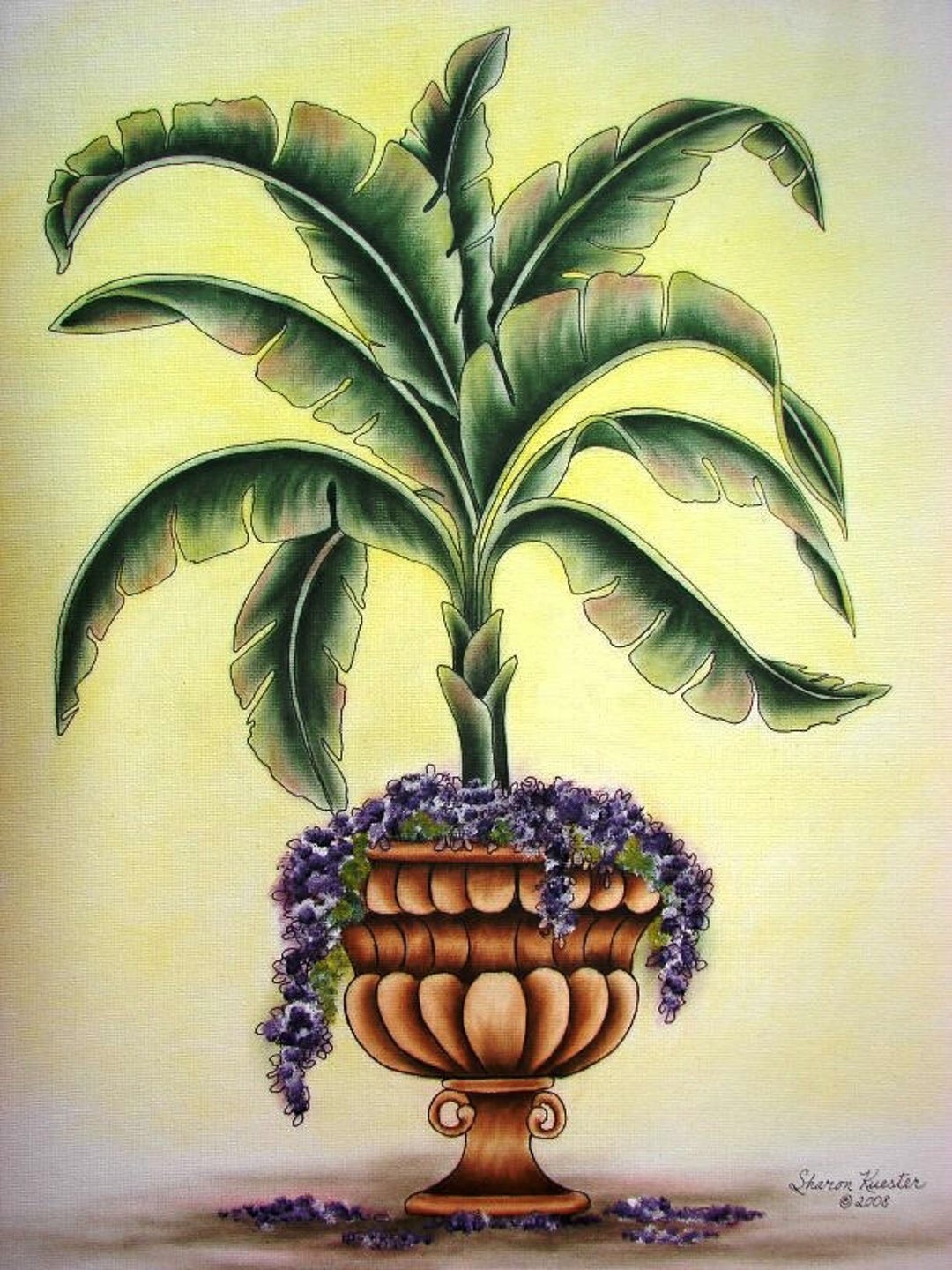 E PACKET Pen & Ink Oil Rouging - Beach Scene Painting Pattern, Art Kit ...