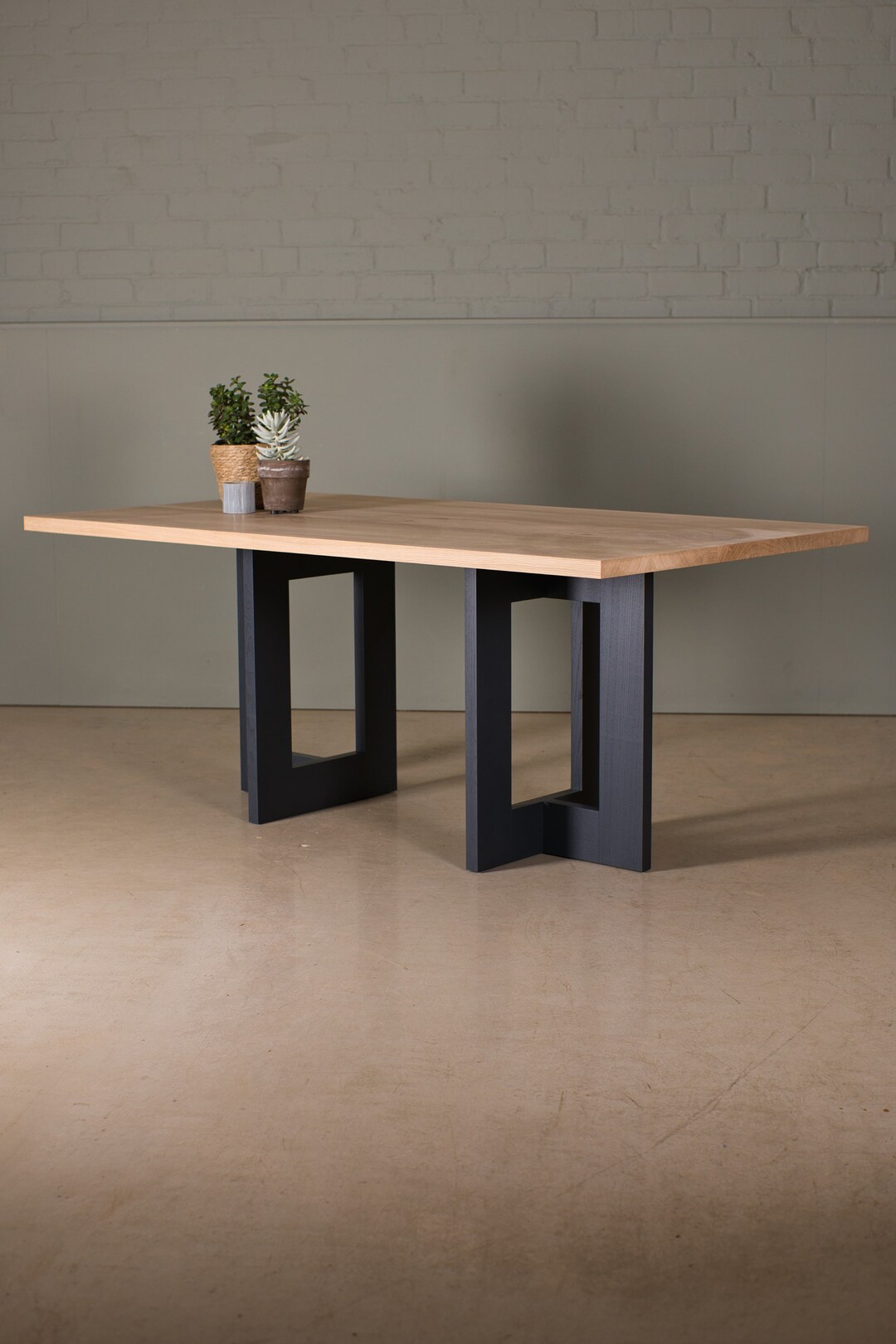 Solid Oak Dining Table | Solid Oak Table | Orla | KODA - Etsy UK