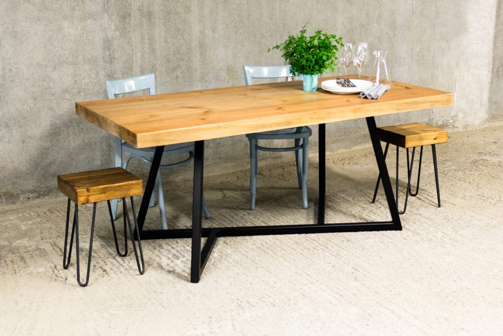 Solid Timber Dining Table KODA | Etsy