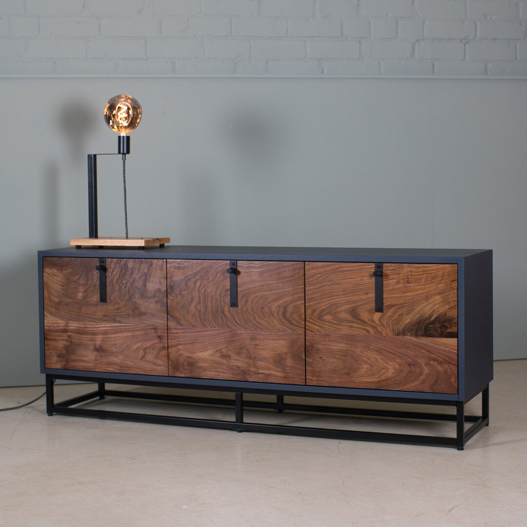 Walnut TV Unit Walnut Media Unit Sideboard Handmade Walnut Furniture ...