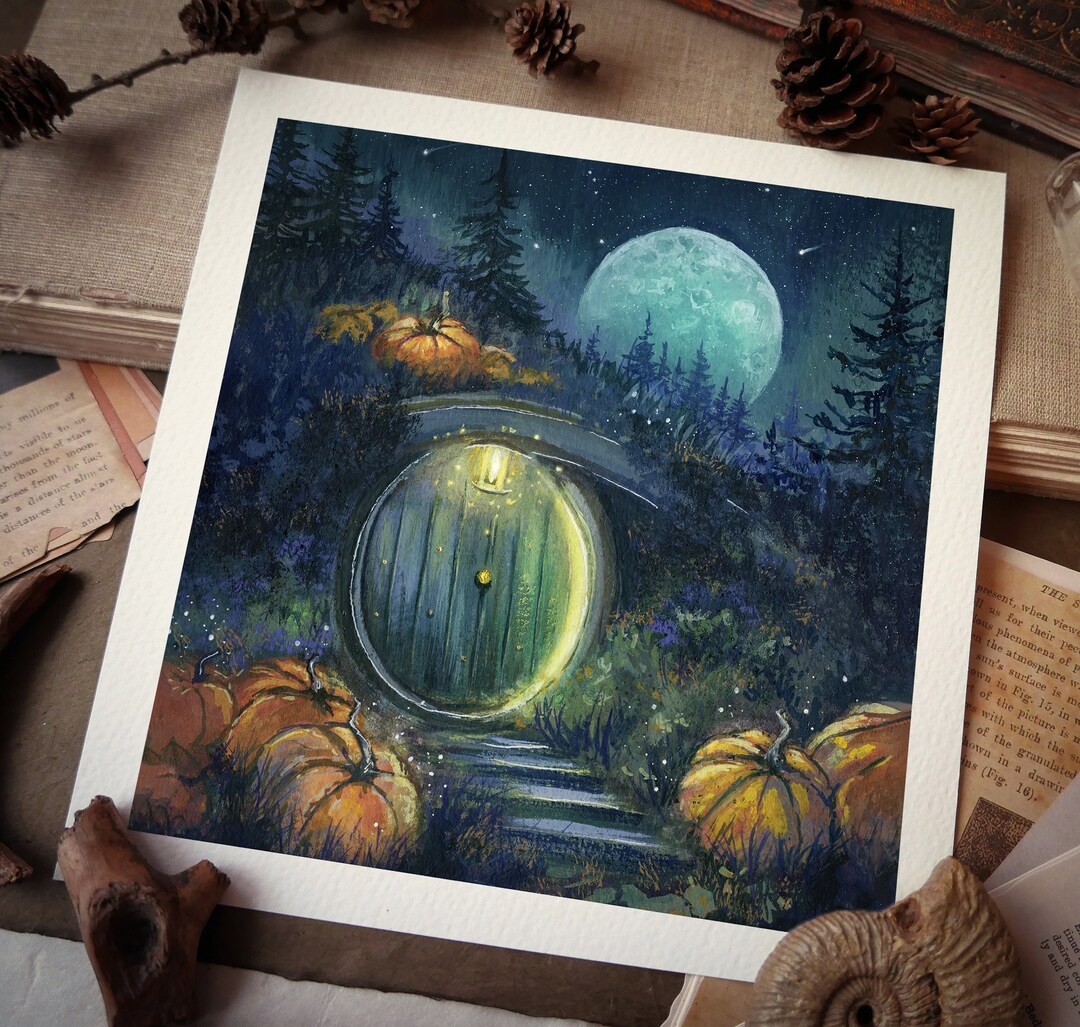 September Moon | Fine Art Print | Magical Art, Folklore, Fantasy Art ...