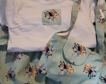 BLUEY Twirl Skirt Set & Matching Purse Size 6 - Etsy