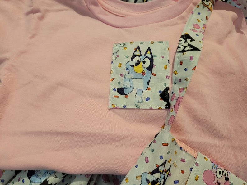 BLUEY Twirl Skirt Set & Matching Purse Size 6 - Etsy