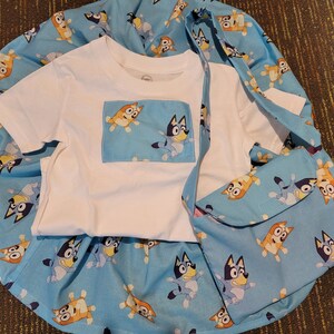 BLUEY Twirl Skirt Set & Matching Purse Size 18/24 Months - Etsy