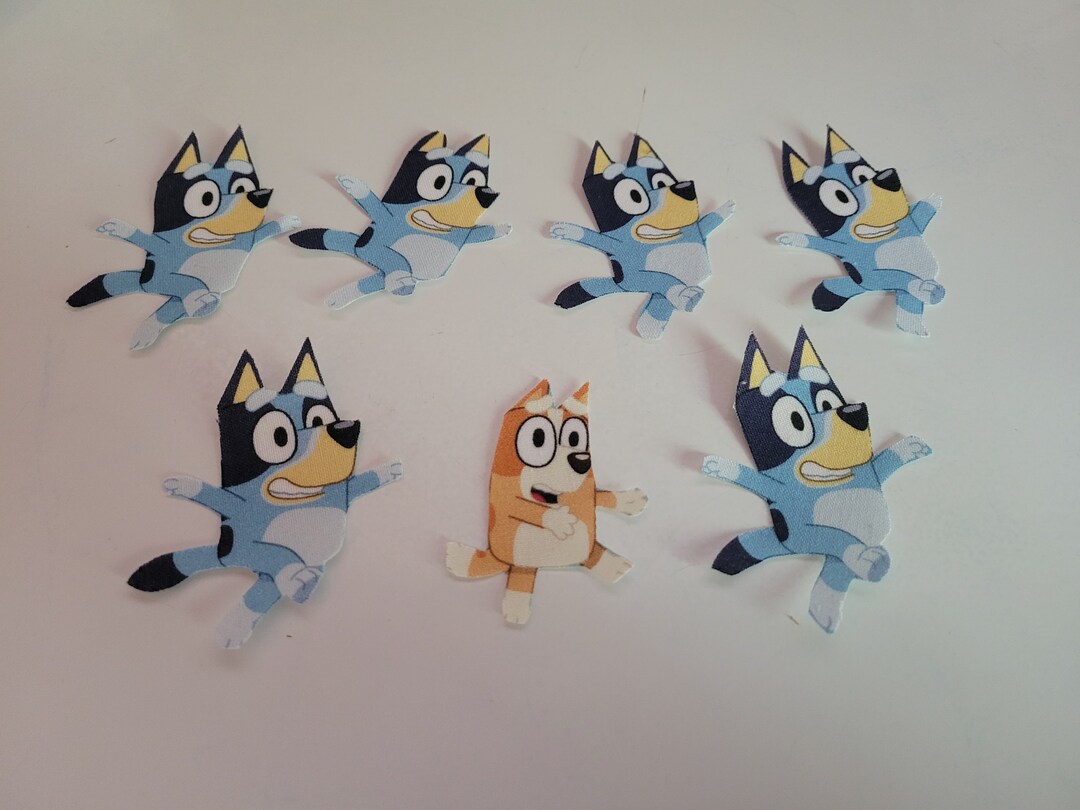 Bluey #1 Iron on Applique's - Etsy