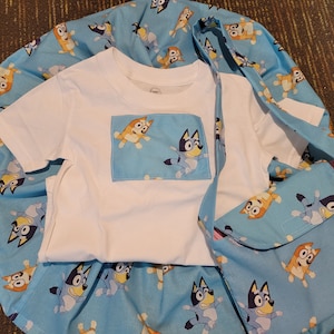 BLUEY Twirl Skirt Set & Matching Purse Size 4/5 - Etsy