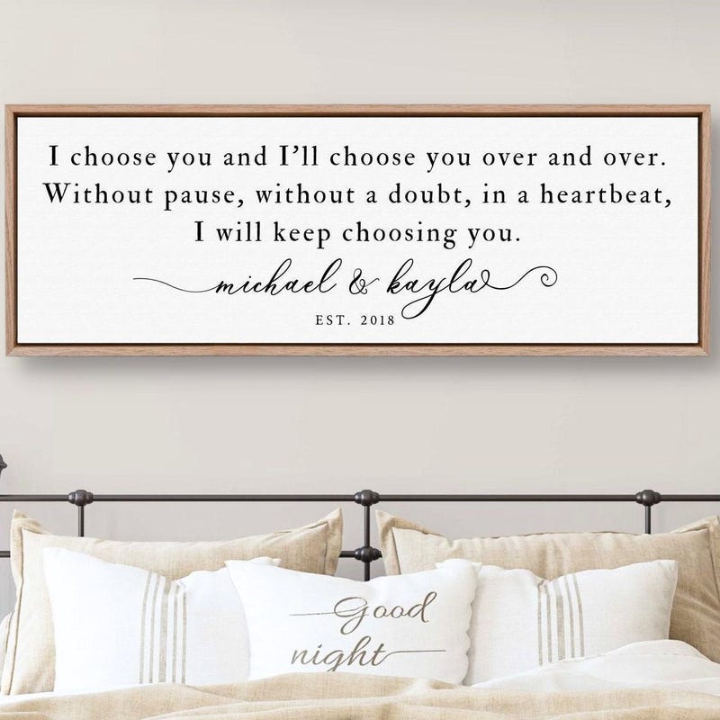 I Choose You Sign - Etsy
