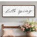 Hello Spring Sign for Entryway Spring Wood Framed Sign Modern Farmhouse ...