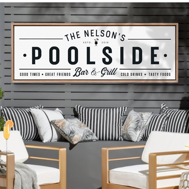 Pool Deck Signs - Etsy