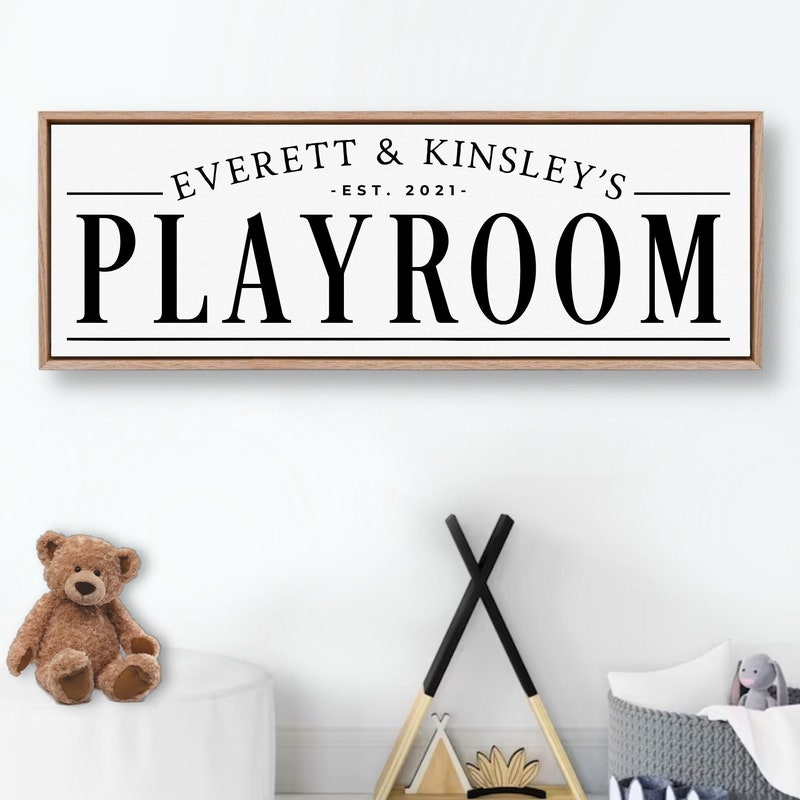 Playroom Sign - Etsy
