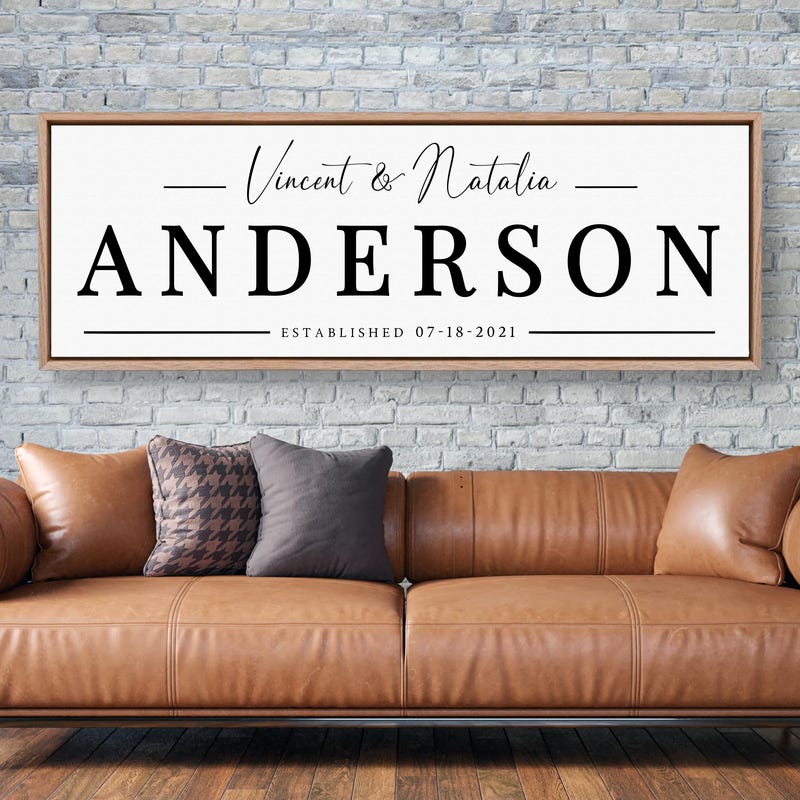 Last Name Signs - Etsy