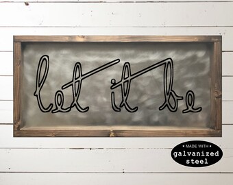 Let It Be - Etsy