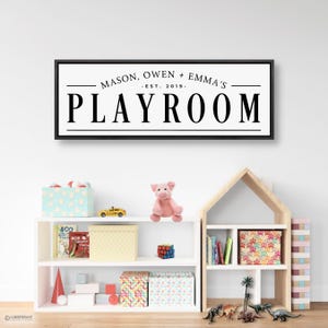 Playroom Sign for Kids Room Personalized Playroom Wall Decor Wood ...