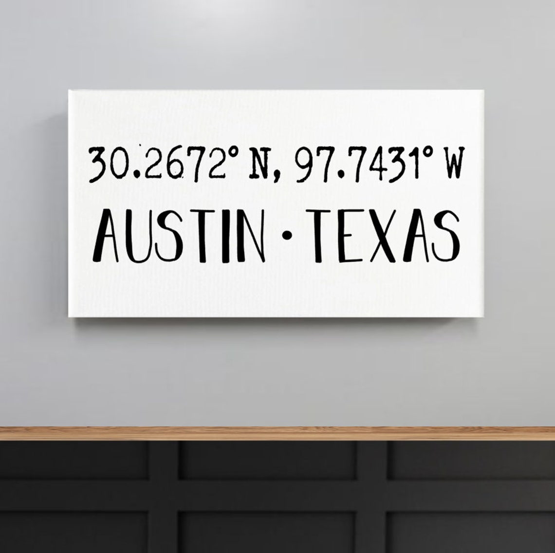 GPS Coordinates Sign Latitude Longitude Sign Coordinates | Etsy