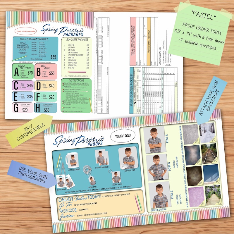 Picture Day Order Form - Etsy