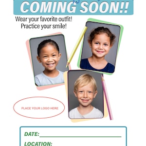 Picture Day Portrait Poster, School Photo Day, School Picture Day ...