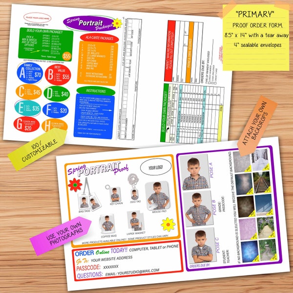 Picture Day Order Form - Etsy