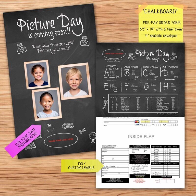 Picture Day Order Form - Etsy