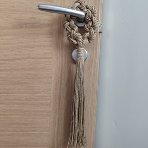 Macrame Door Hanger, Small Wall Hanging Tassel, Door Ornament, Nordic ...