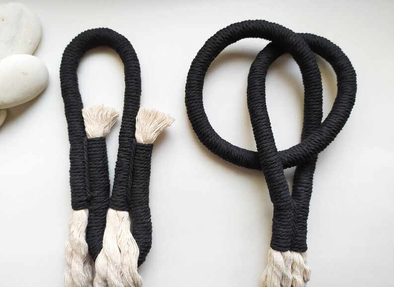 Large Macrame Decorative Knots Modern Wall Hanging Art - Etsy