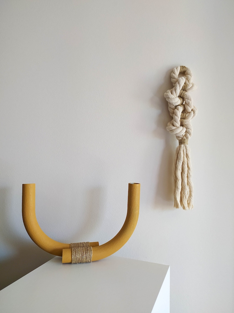 Macrame Door Handle Tassel, Wall Hanging Small Decorative Tassel, Door ...