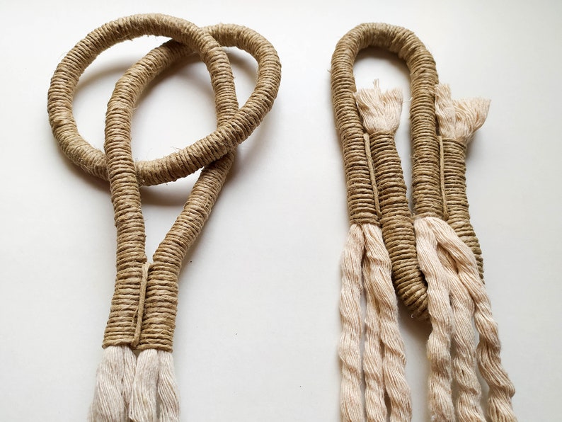 Large Macrame Decorative Knots Modern Wall Hanging Art - Etsy