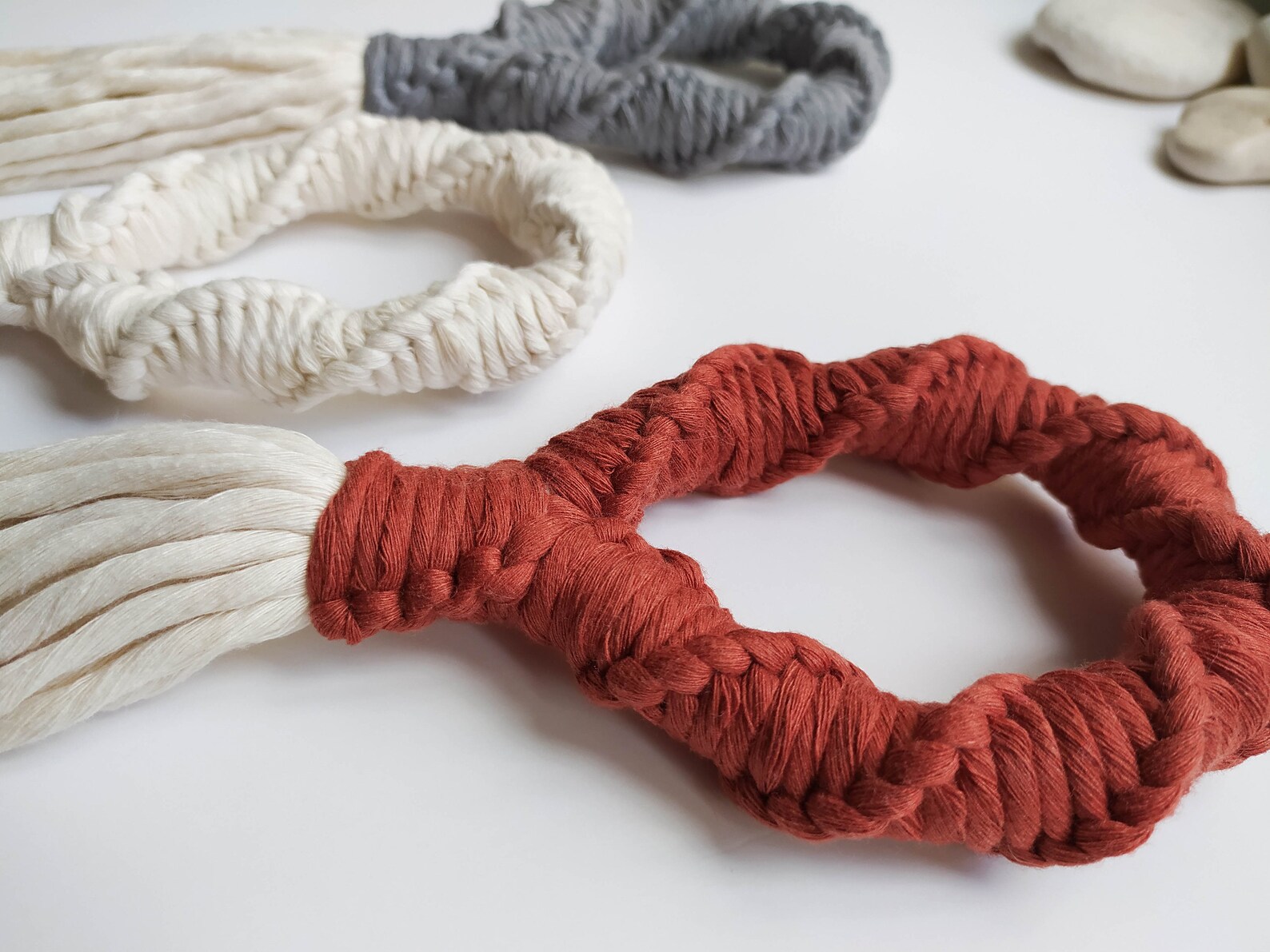 Large Macrame Door Knob Tassel, Decorative Wall Hanging Tassels, Boho ...