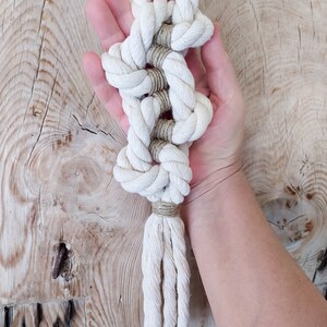 Macrame Door Handle Tassel, Wall Hanging Small Decorative Tassel, Door ...