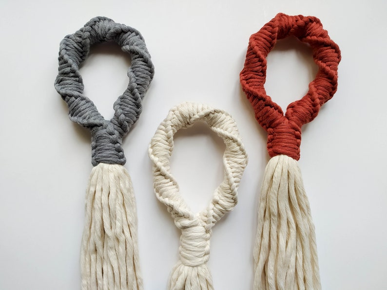 Large Macrame Door Knob Tassel, Decorative Wall Hanging Tassels, Boho ...