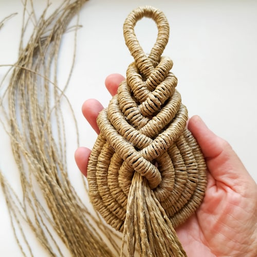 Large Macrame Decorative Knots Modern Wall Hanging Art - Etsy