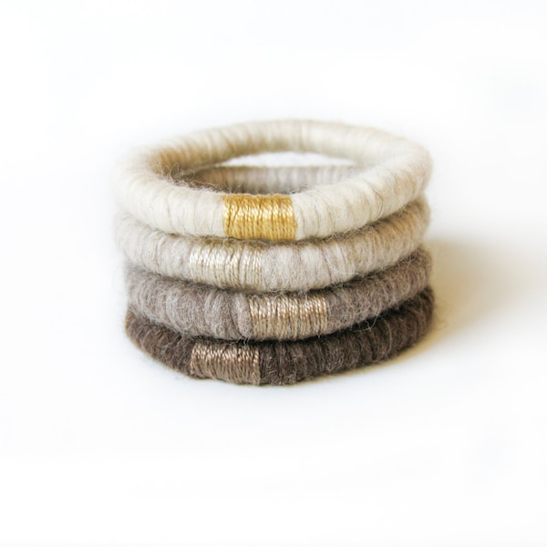 Wool Bracelet - Etsy