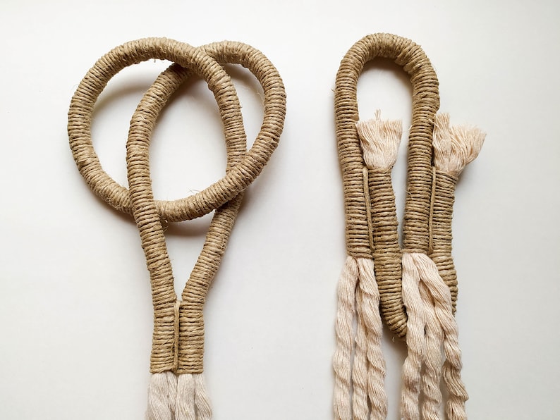 Large Macrame Decorative Knots Modern Wall Hanging Art - Etsy