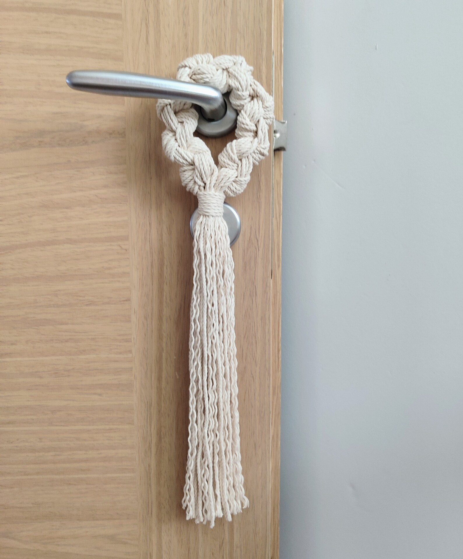 Macrame Door Hanger, Small Wall Hanging Tassel, Door Ornament, Nordic ...