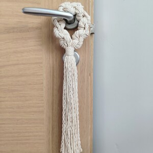 Macrame Door Hanger, Small Wall Hanging Tassel, Door Ornament, Nordic ...