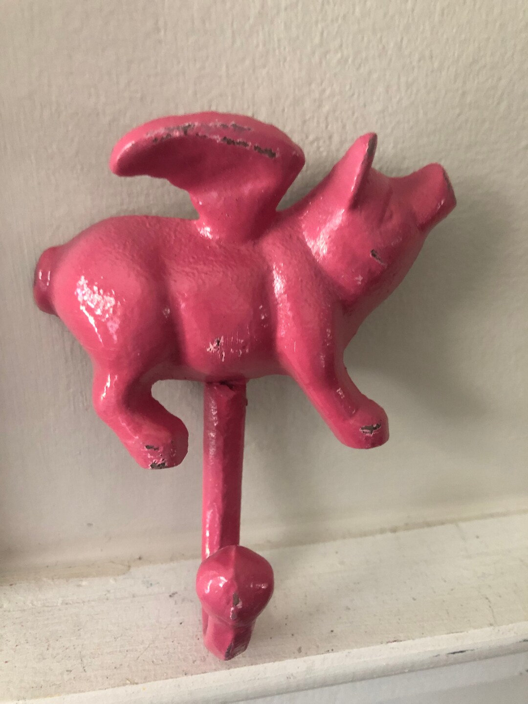 Pig Hook / Pig Decor / Metal Pig Decor / Home and Garden Decor - Etsy