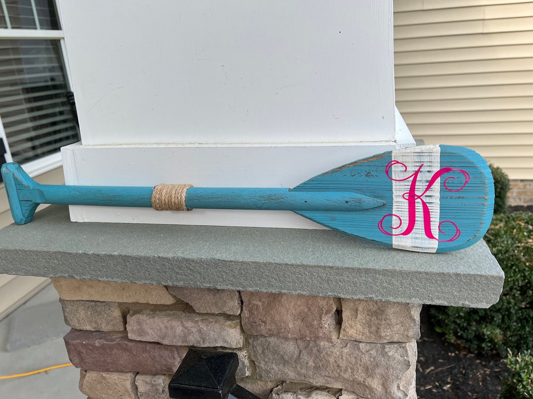 Oar, Blue Oar, Personalized Oar, Home and Wall Decor - Etsy