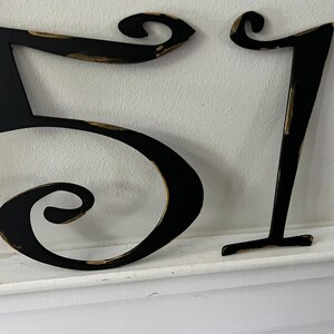 Shabby Chic Wall Decor, Shabby Chic Numbers, Number Decor - Etsy