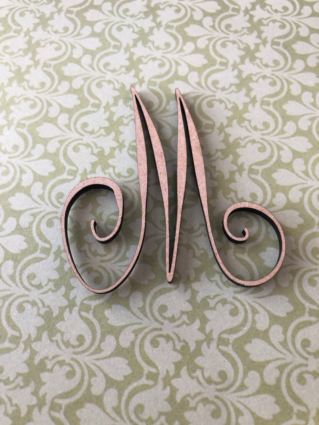 Letters, Swirl Letters, Letter M, Greetings Sign, Wood Sign, Spring ...