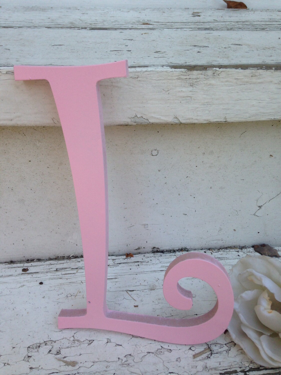 Shabby Chic Wall Decor Shabby Chic Letters Monogrammed | Etsy