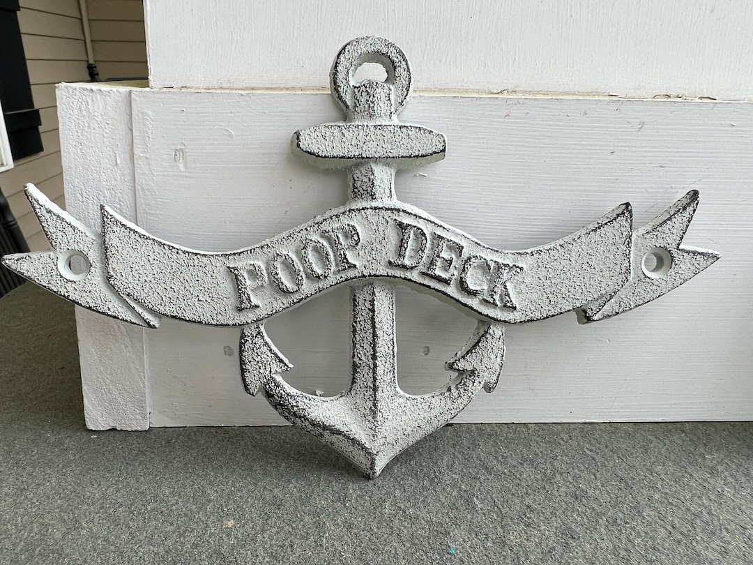 Anchor and Rope Wall Decor Nautical Decor, Home and Garden - Etsy