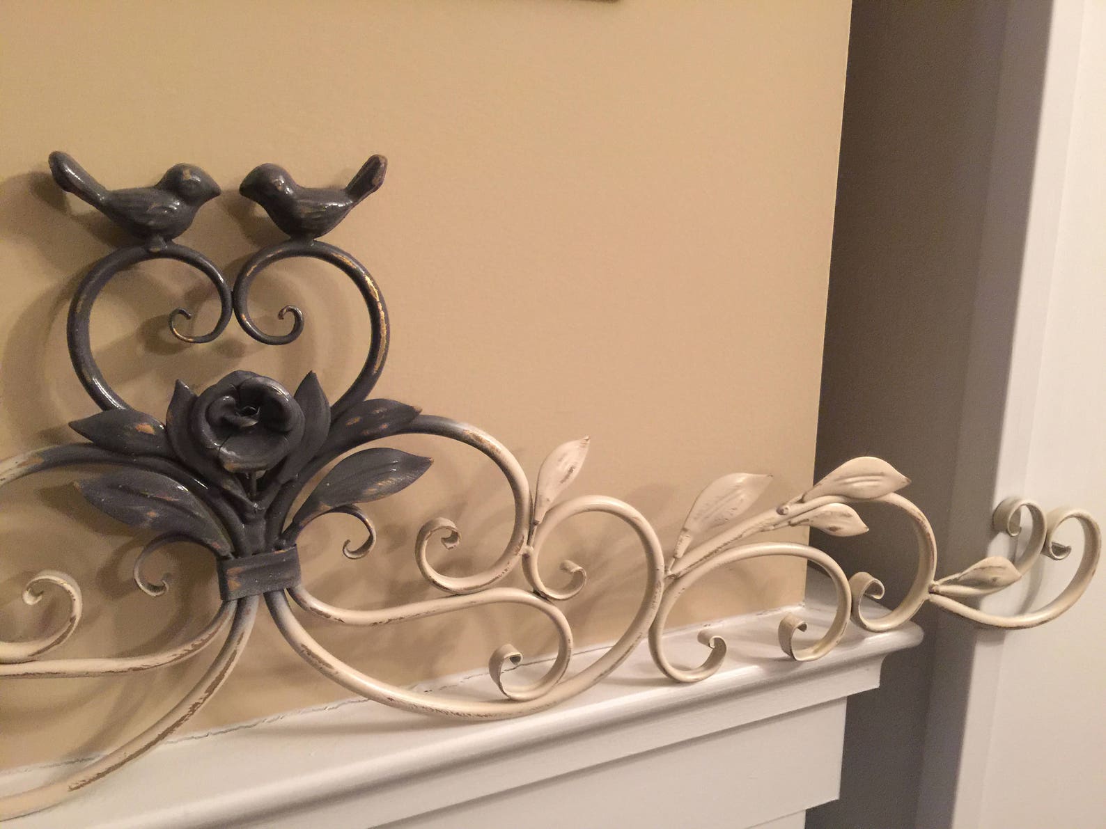 Bird Wall Decor/ Metal Wall Decor/ Birdie Decor/ Shabby Chic Wall Decor ...