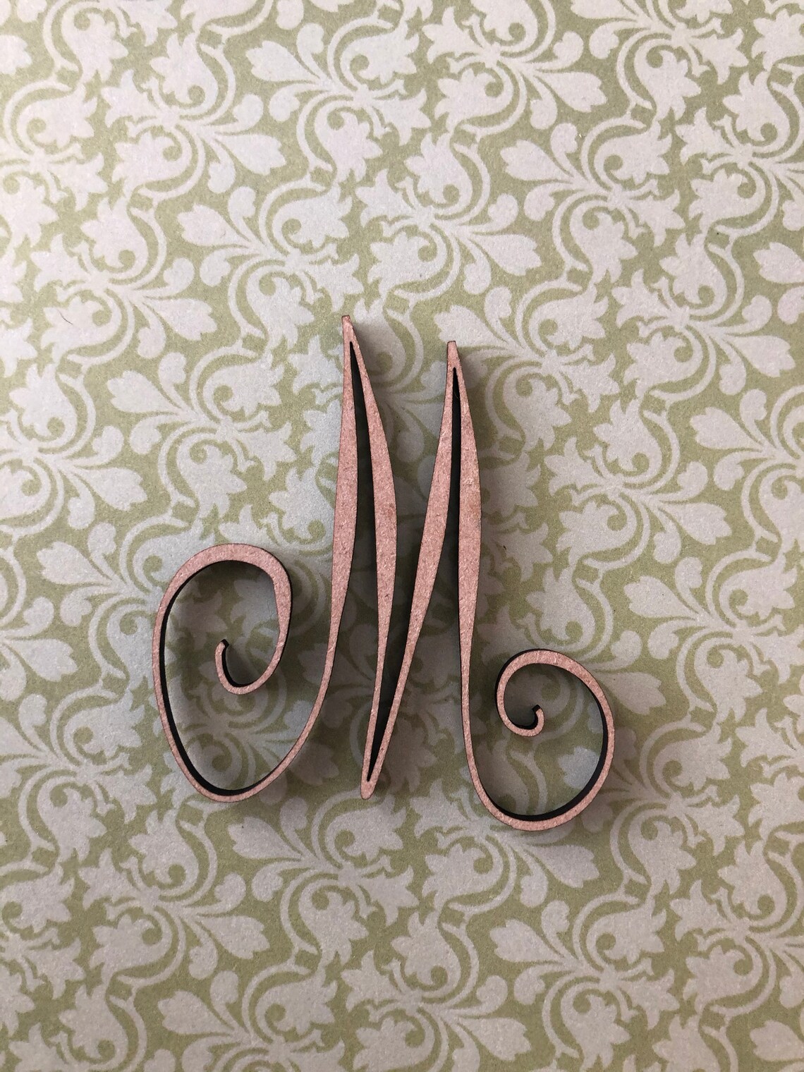Letters, Swirl Letters, Letter M, Greetings Sign, Wood Sign, Spring ...