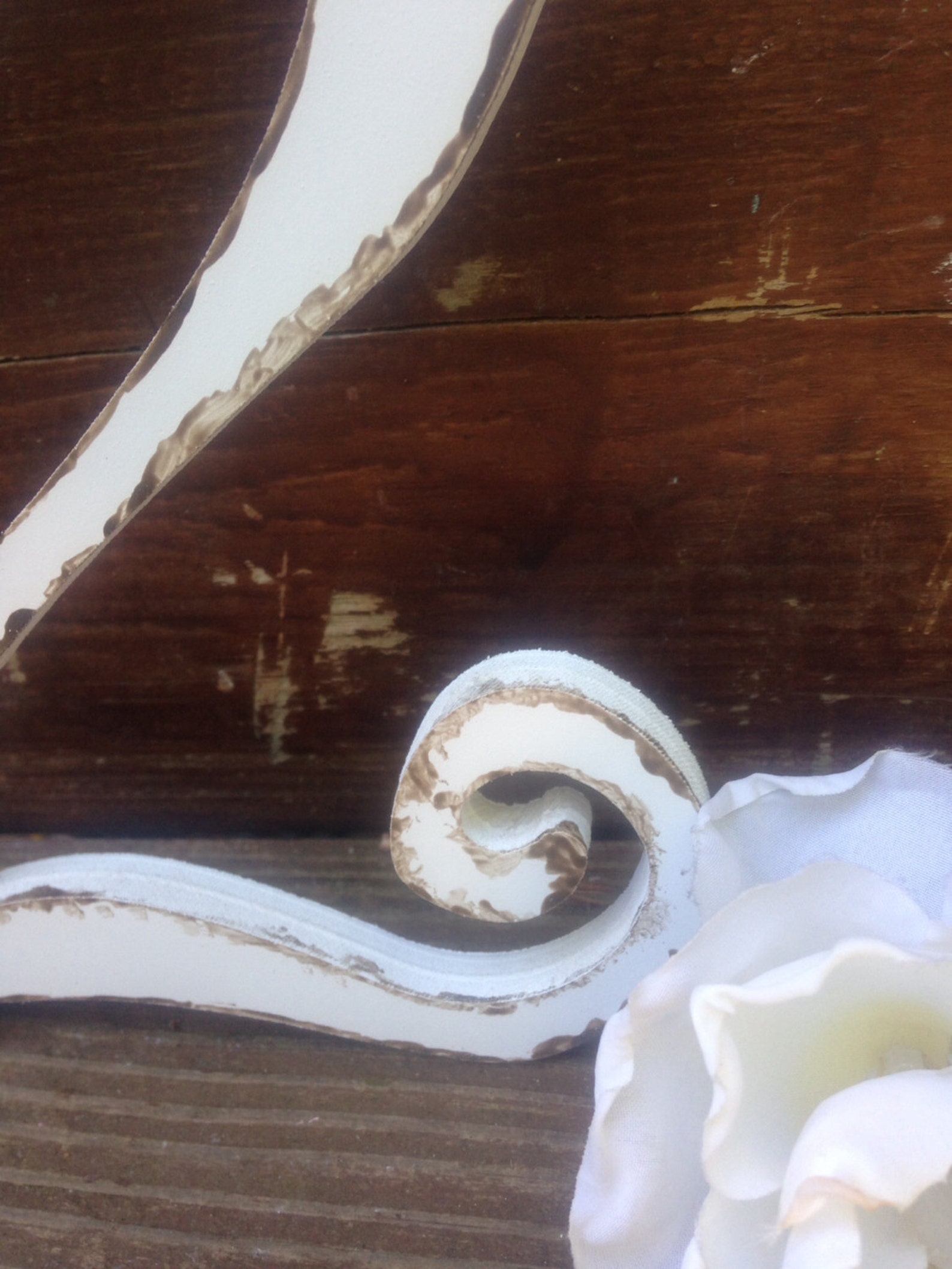 Shabby Chic Wall Decor Shabby Chic Numbers Number Decor | Etsy