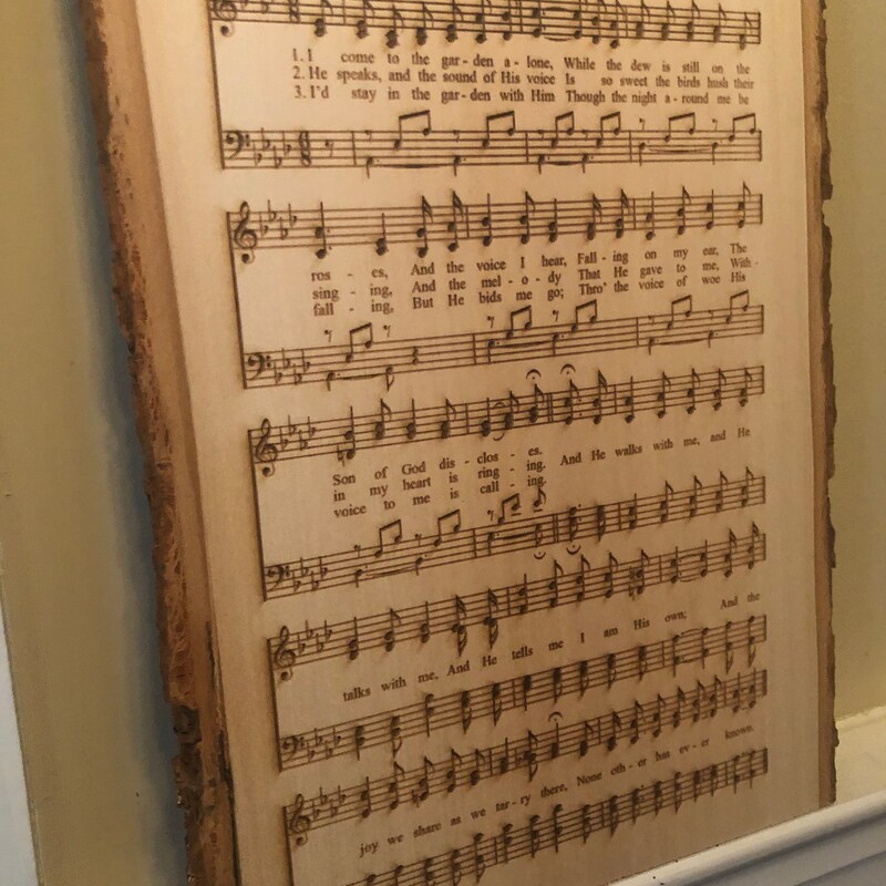Sheet Music on Wood - Etsy
