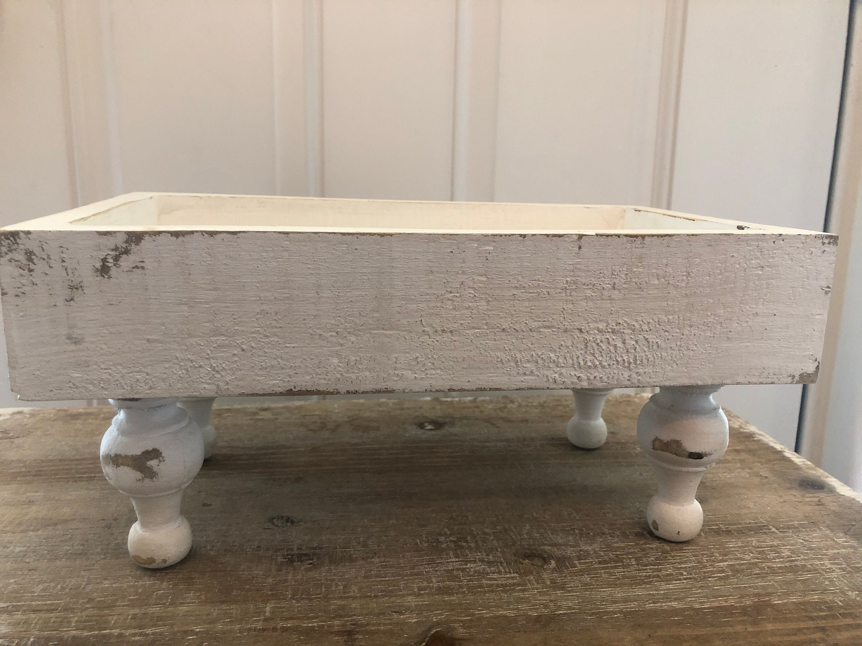 Tray Riser Rectangular Tray Riser Table Tray Riser Shabby | Etsy