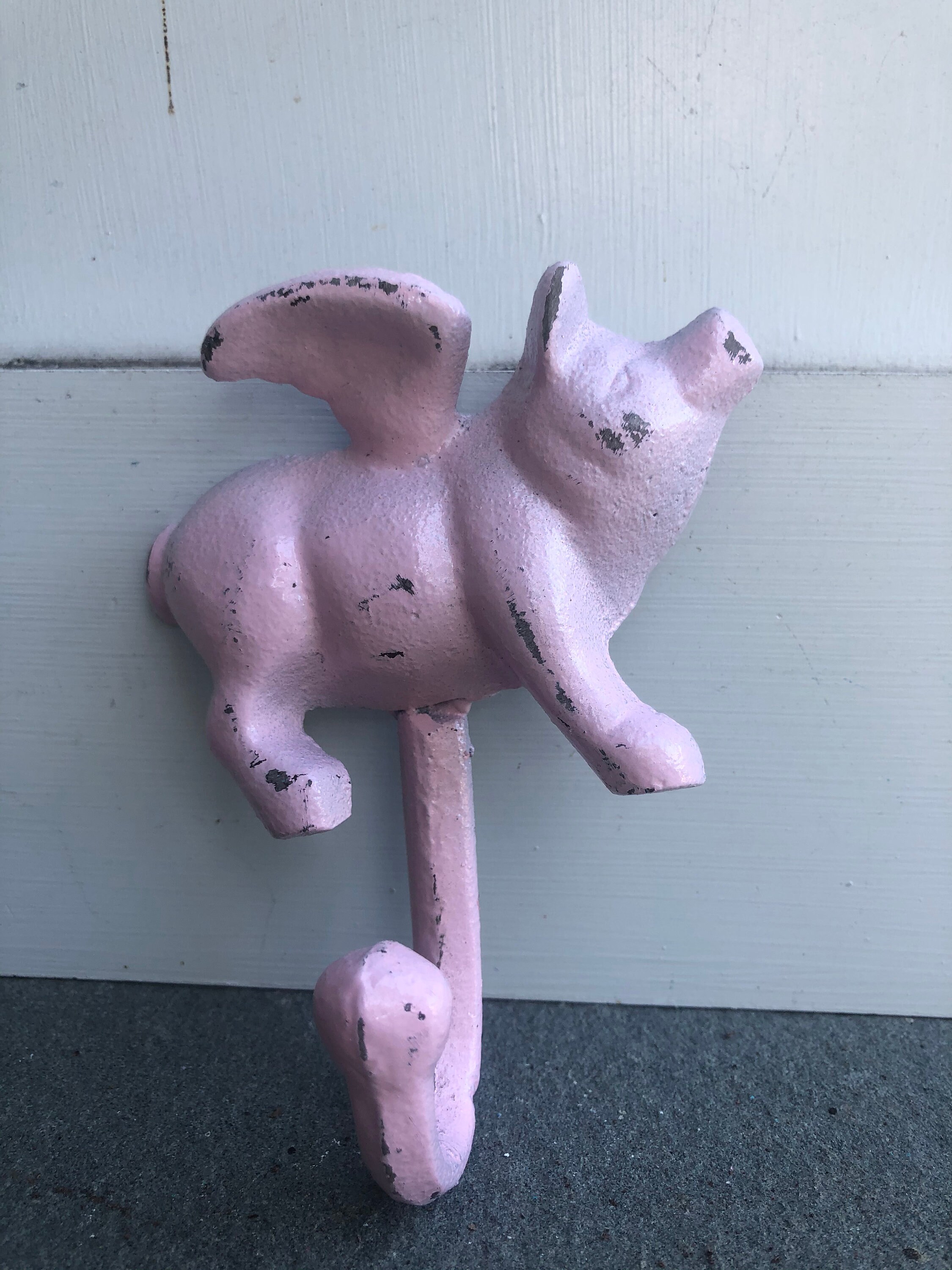 Pig Hook / Pig Decor / Metal Pig Decor / Home and Garden Decor | Etsy