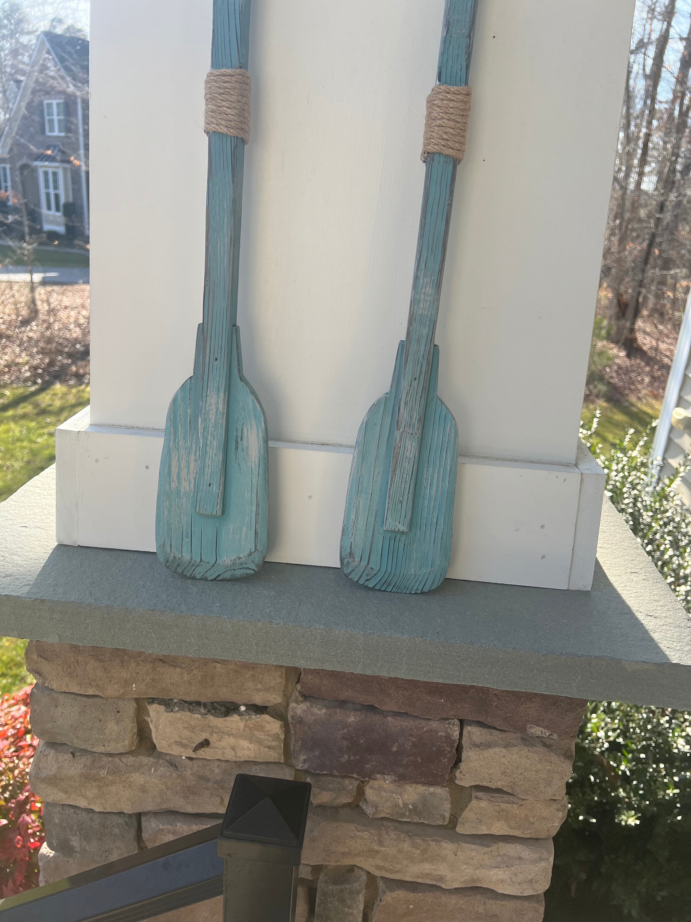 Oar, Blue Oar, Personalized Oar, Home and Wall Decor - Etsy