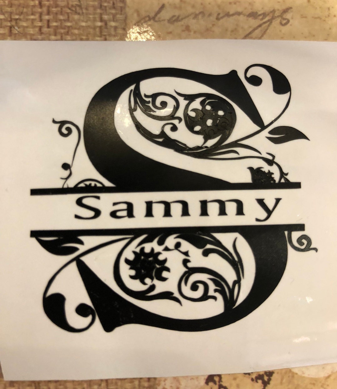 Monogram, Split Letter, Split Monogram Letter, Personalized Decor, Yeti ...