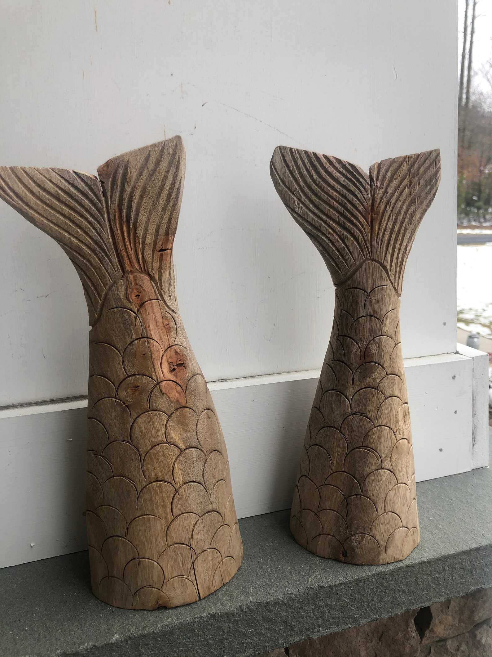 Mermaid Tail, Wood Tail, Hand Carved Mermaid Tail - Etsy